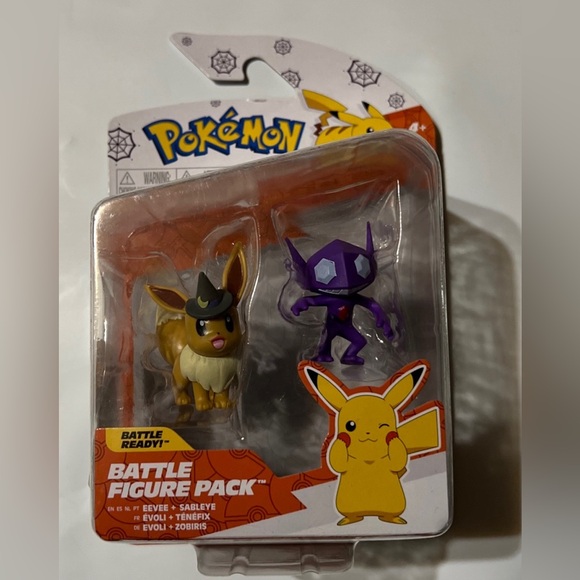 Toys | New 224 Pokmon Battle Ready Eevee Sableye Halloween Figures ...